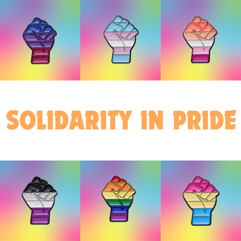 Solidarity Fist Pin Badge - EqualiTee